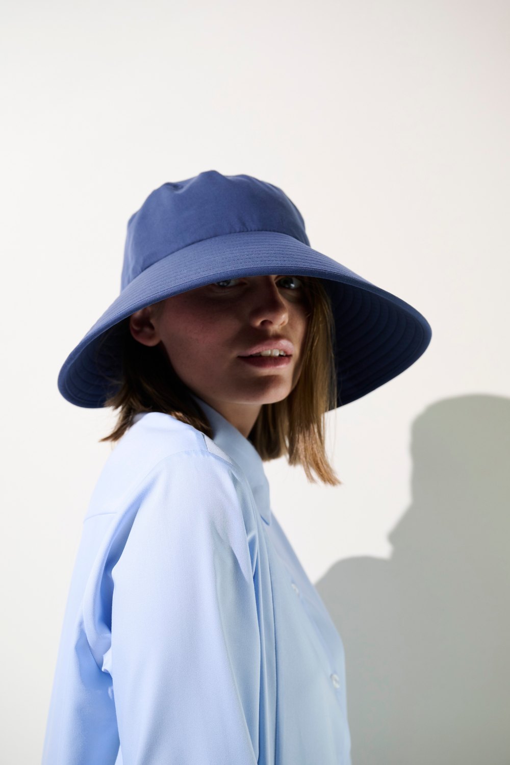 Cappello da sole anti-UV Donna Blu, Capri, UPF 50+– Ker Sun Italia